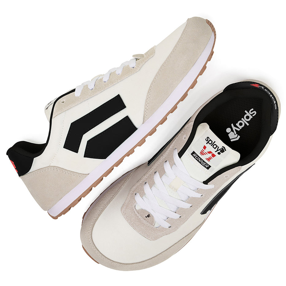 RUNNER V1 Varsity White – Minimalist Running Shoes | Wide Toe Box ...